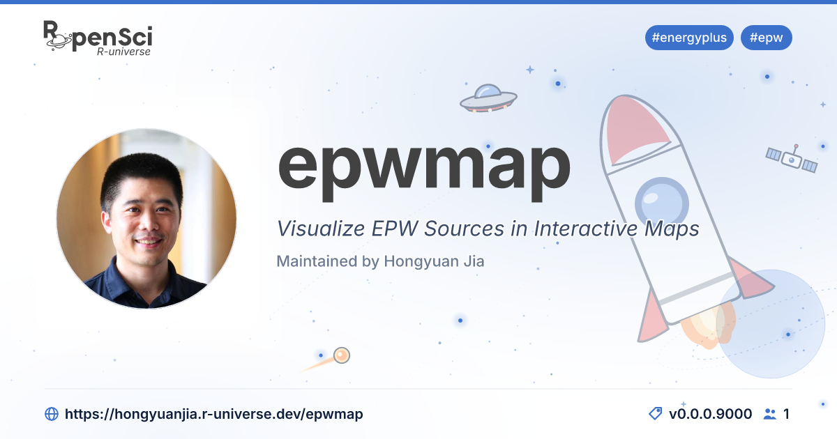 epwmap: Visualize EPW Sources in Interactive Maps